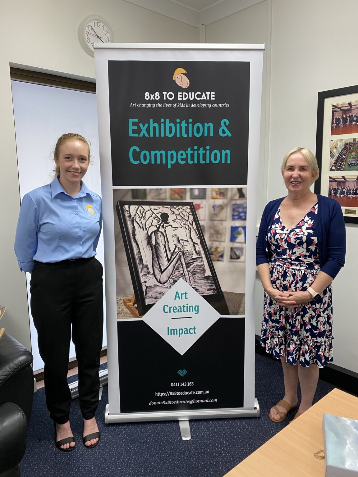 Ros Bates Supports 8x8 to Educate | 8x8 To Educate